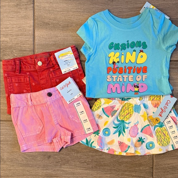 Cat & Jack | Bottoms | Nwt Cat Jack Clothing Bundle 8 Mon | Poshmark